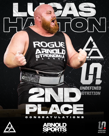 Hatton Captures 2nd Place Overall at the 2025 Arnold Strongman Classic ...