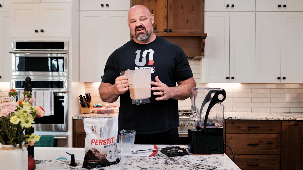 Chocolate Brownie Coconut Protein Smoothie | Persist Whey Isolate Reci ...