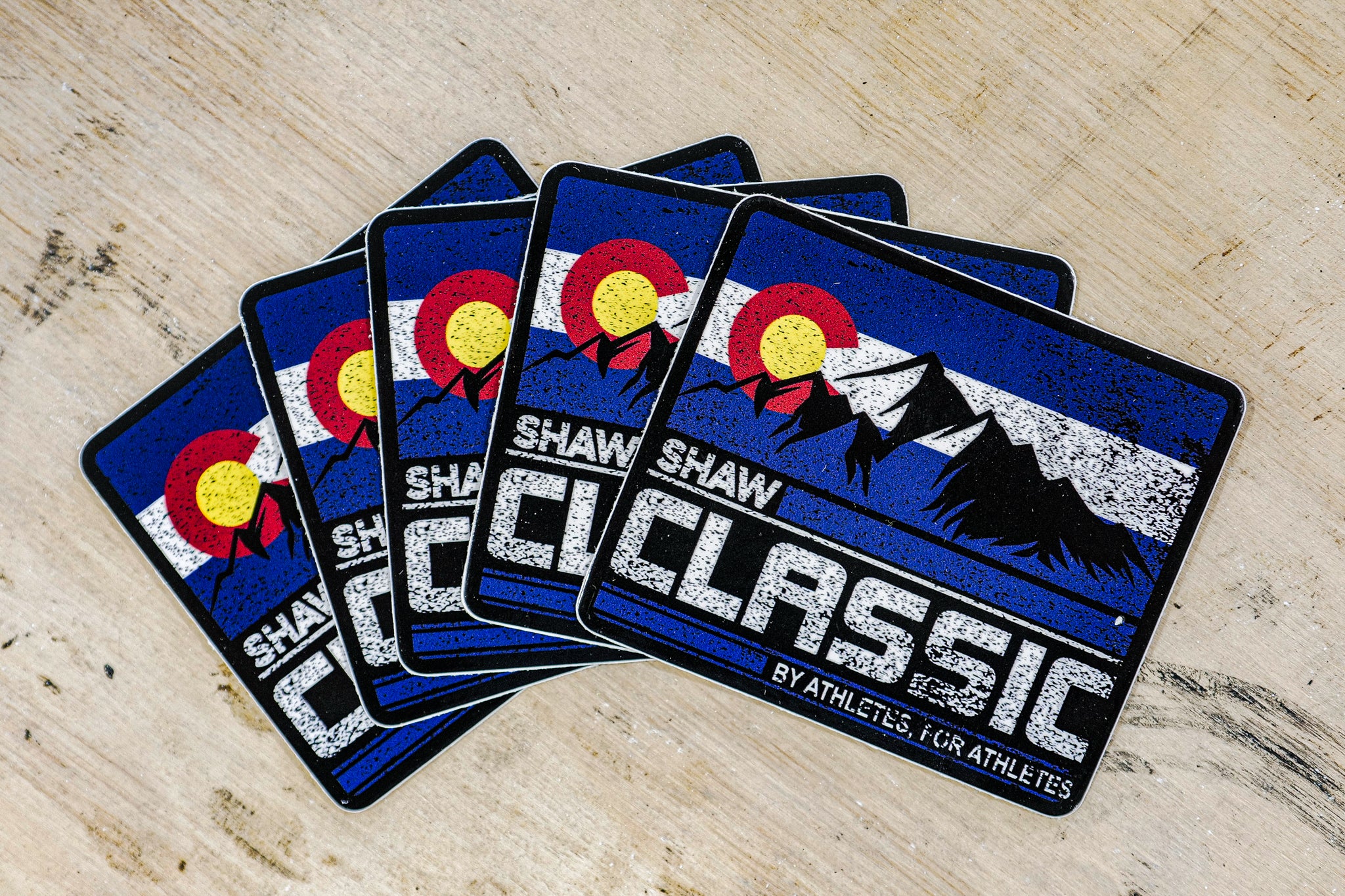BLUE CO CLASSIC STICKER – Shaw Strength