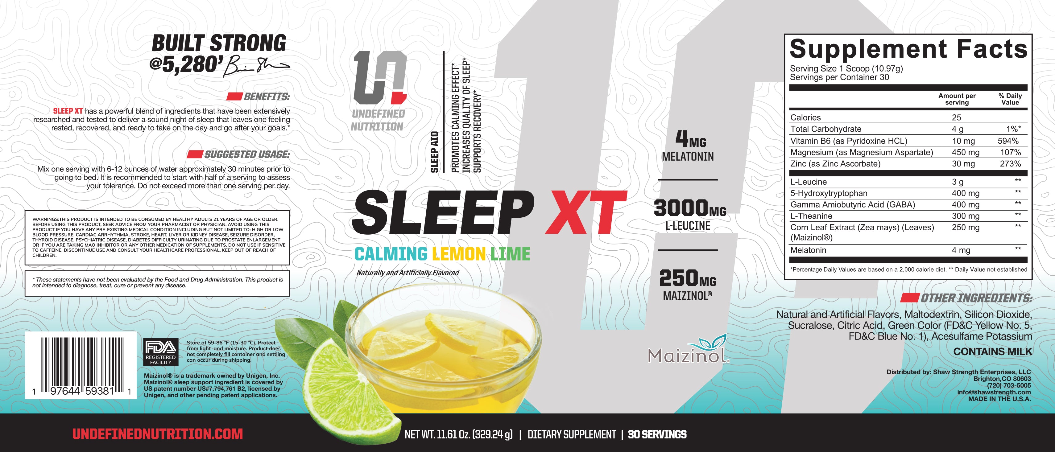 SLEEP XT | SLEEP & RECOVERY AID – Shaw Strength