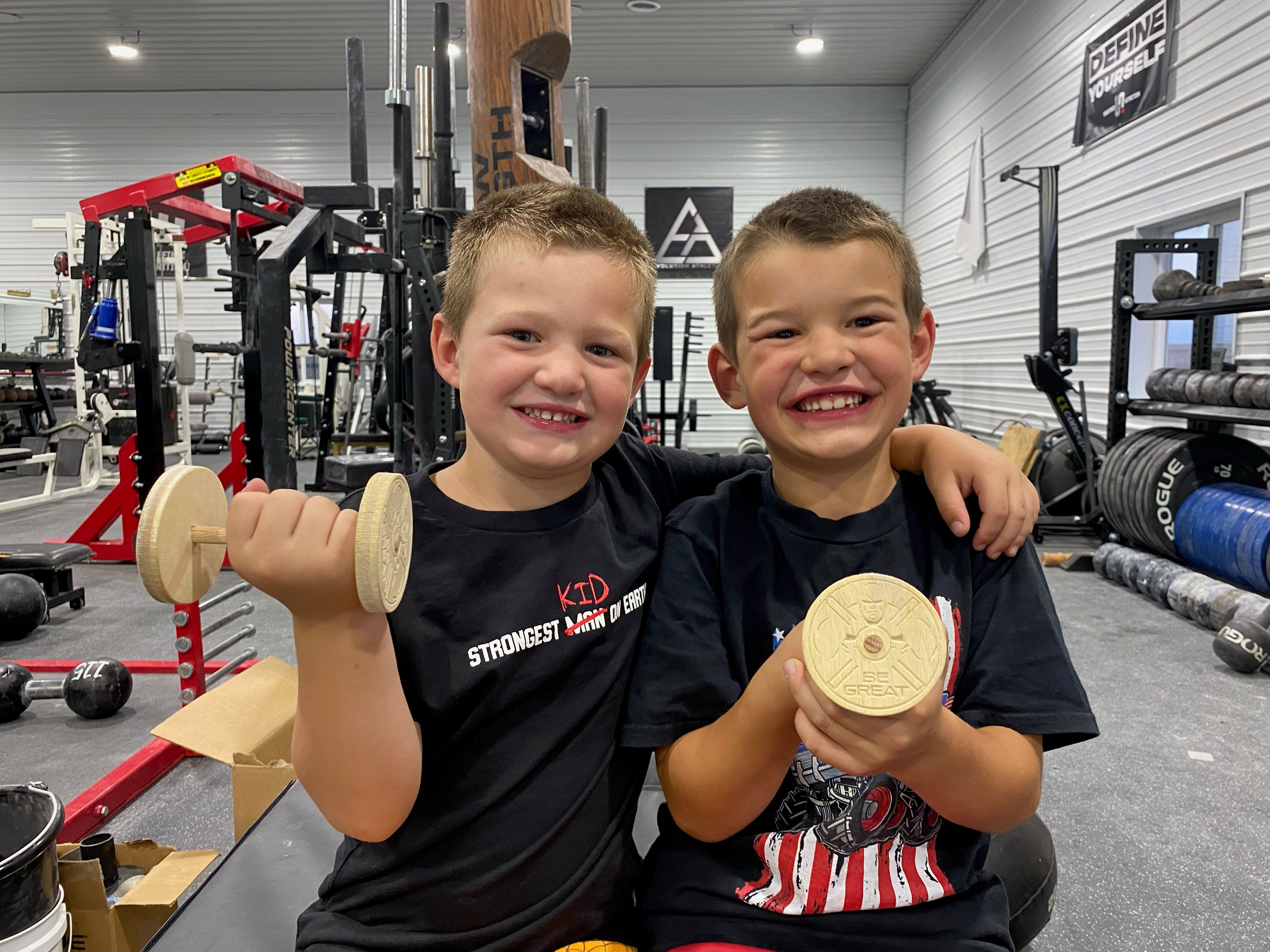 Braxton’s Wooden Weights – Shaw Strength