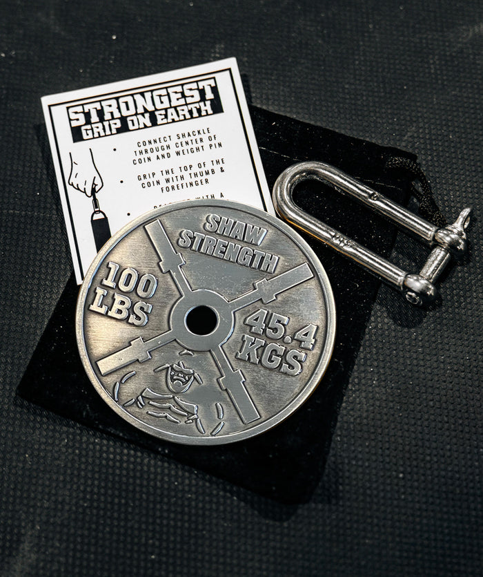 SHAW STRENGTH "100LBS" Pinch Grip Coin – Shaw Strength